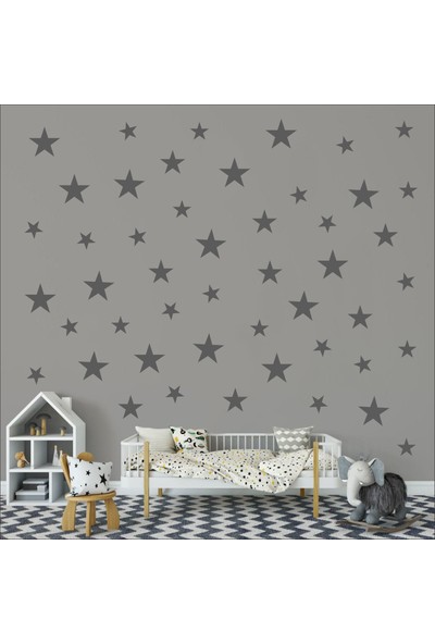 Yıldız Duvar Sticker Alman Malzeme 115 Adet 3-4-5 cm