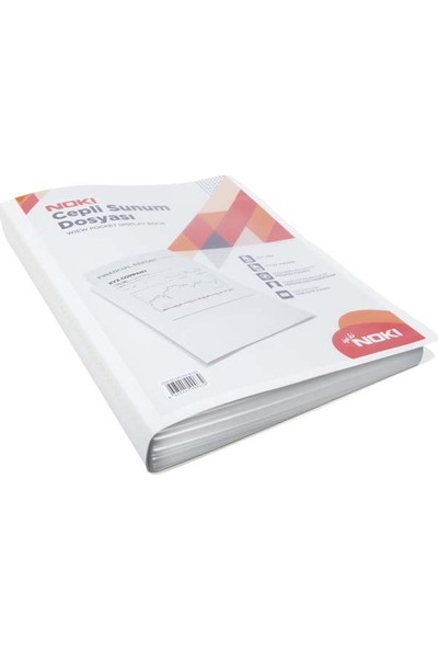 Noki Cepli Sunum Dosyası 60 Yaprak Beyaz
