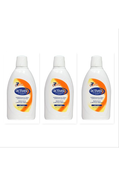 Activex Aktif Sıvı Sabun 1 lt 3 Adet Activex Aktif Sıvı Sabun 1 lt 3 Adet