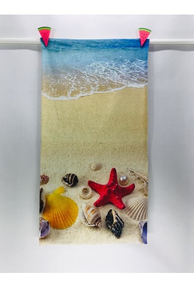 Art Beach Baskılı Plaj Havlusu Art-Hv-34