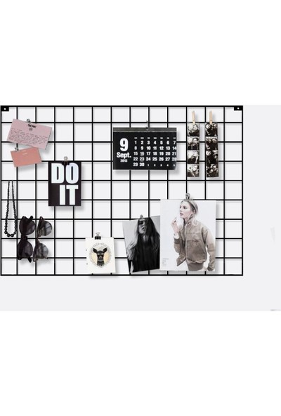 Kara Kalem Mobilya Ahşapevim Metal Pano Fotoğraf Resim Çerçevesi Askılık Tel Pano 55 x 75 cm Kara Kalem Mobilya Ahşapevim Metal Pano Fotoğraf Resim Çerçevesi Askılık Tel Pano 55 x 75 cm