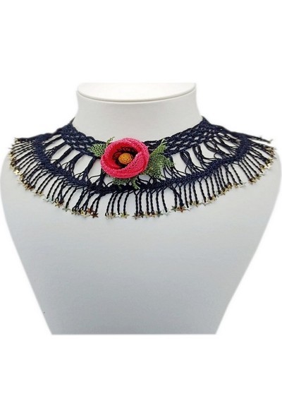 Gönen Kadın İğne Oyası Kolye