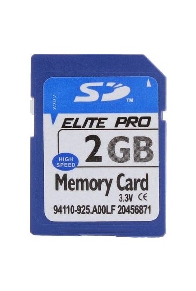 Elite Pro 2GB SD Hafıza Kartı Elite Pro 2GB SD Hafıza Kartı