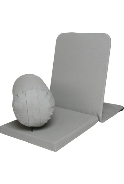 Zunkla Meditasyon Sandalyesi + Yoga Bolster Minderi 2'li Set Duck Kumaş Zunkla Meditasyon Sandalyesi + Yoga Bolster Minderi 2'li Set Duck Kumaş