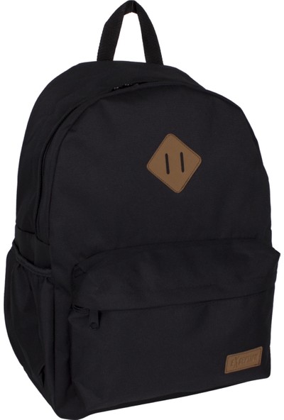 Bagacar 130 Excaption Günlük Okul Sırt Çantası Kahve Siyah