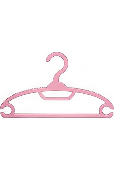 Bimbambom 12'li Pembe Bebek Giysi Askısı G93