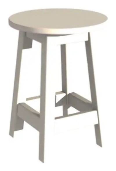 Arbre Ahşap Tabure Renkli 40 cm