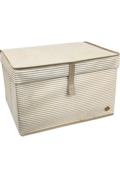 Meleni Home Kapaklı Çok Amaçlı Hurç Saklama Kutusu Organizer Mini 40 x 30 x 26 cm Kahverengi Meleni Home Kapaklı Çok Amaçlı Hurç Saklama Kutusu Organizer Mini 40 x 30 x 26 cm Kahverengi