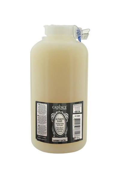 Cadence Ultimate Glaze Sır Vernik Yarımat 2000 ml