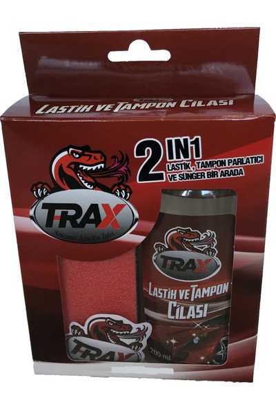Trax Lastik ve Tampon Parlatıcı (2'li Paket) Trax Lastik ve Tampon Parlatıcı (2'li Paket)