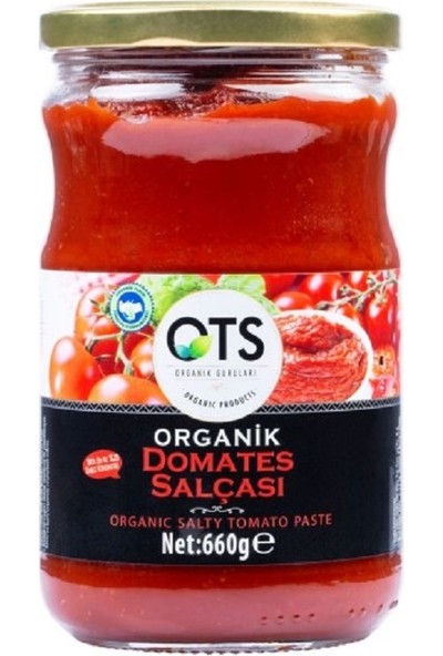 Ots Organik Domates Salçası 660 gr Ots Organik Domates Salçası 660 gr