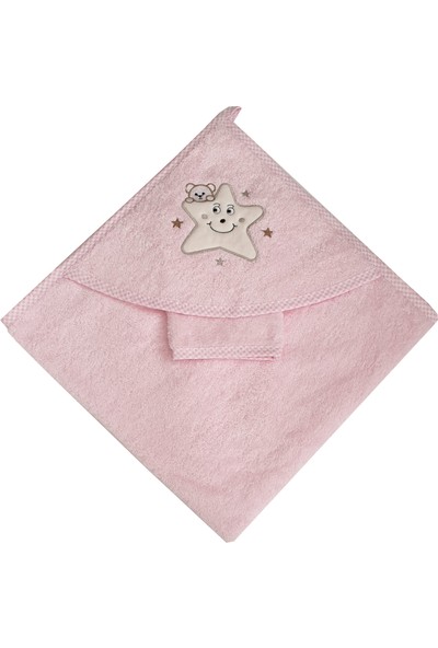 Nazbaby Renkli Bebek Havlusu Pembe