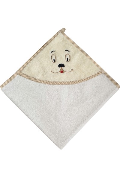 Nazbaby Welsoft Başlıklı Bebek Havlusu Krem Nazbaby Welsoft Başlıklı Bebek Havlusu Krem