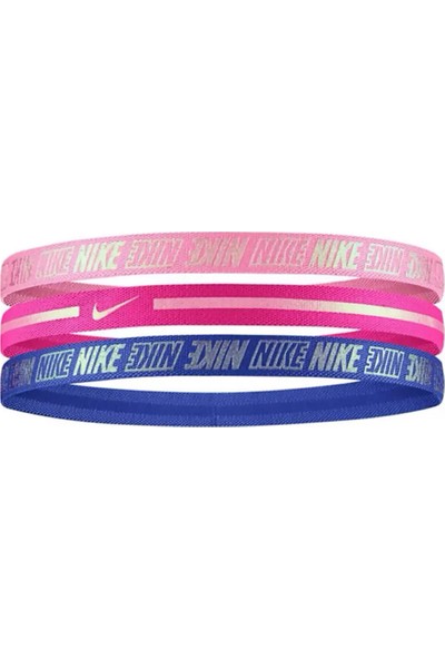Nike N0002756-928 Metalik Elastik Saç Bandı 3 Lü Paket