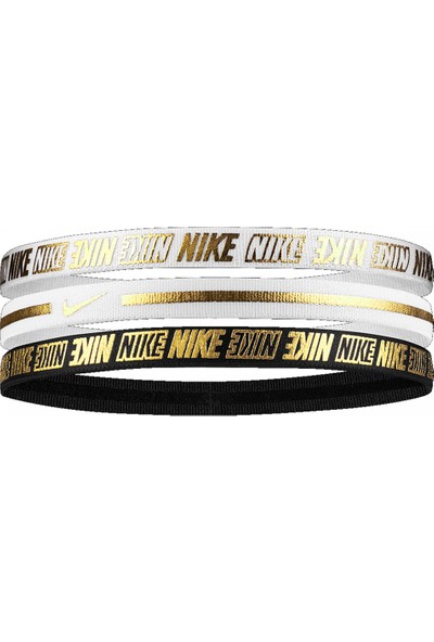 Nike N0002755-912 Metalik Elastik Saç Bandı 3 Lü Paket Nike N0002755-912 Metalik Elastik Saç Bandı 3 Lü Paket