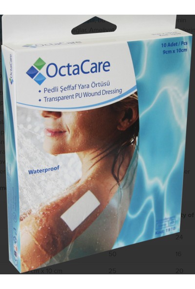 Octacare Şeffaf Pu Film Yara Örtüsü 10'lu 9 cm × 10 cm Octacare Şeffaf Pu Film Yara Örtüsü 10'lu 9 cm × 10 cm