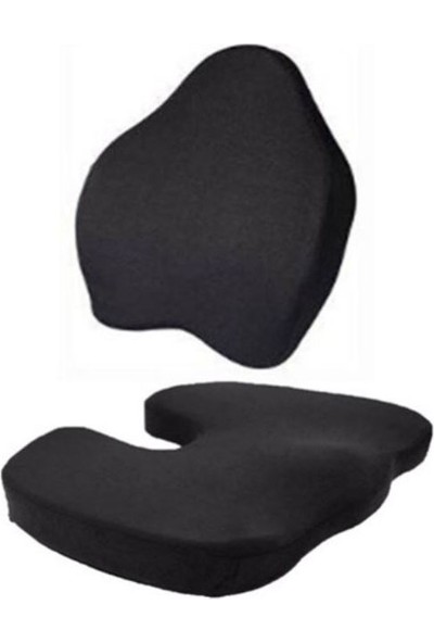 Kes Aksesuar Visco 2'li Sırt Bel Yastık Minder Kes Aksesuar Visco 2'li Sırt Bel Yastık Minder