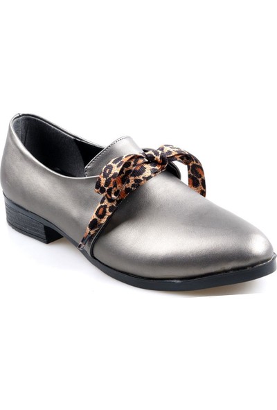 Can Papuçcity Platin Günlük Babet Ayakkabı