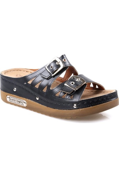 Carla Verde 9775.50 Siyah Kadın Terlik