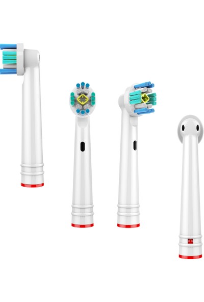 Kyver 3D White 4’lü Oral-B Uyumlu Dış Fırçası Yedek Başlığı Kyver 3D White 4’lü Oral-B Uyumlu Dış Fırçası Yedek Başlığı
