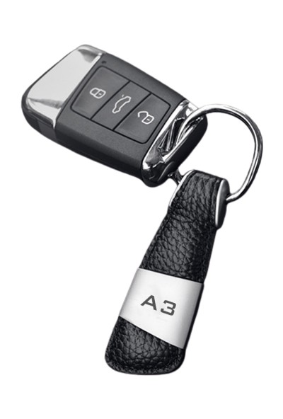 Venlo Pen Audi A3 Logolu Deri Metal Kutulu Anahtarlık Venlo Pen Audi A3 Logolu Deri Metal Kutulu Anahtarlık