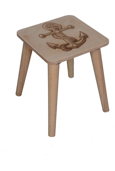 Art Ahşap Ahşap Tabure