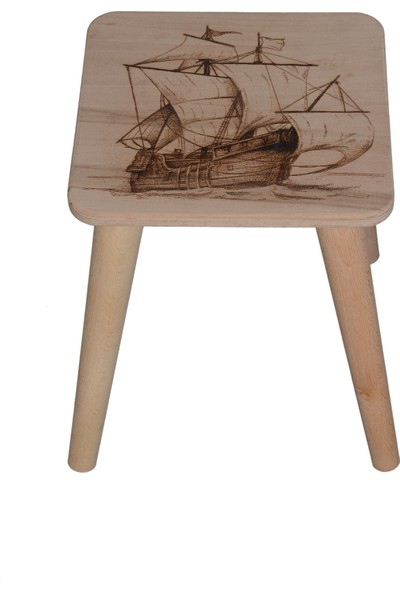 Art Ahşap Ahşap Tabure