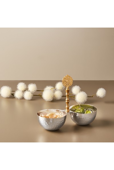 Jumbo Roya 2'li Küçük Çerezlik Gümüş