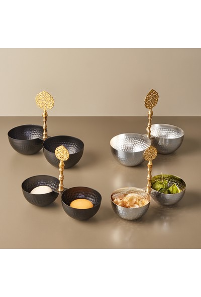 Jumbo Roya 2'li Büyük Çerezlik Siyah