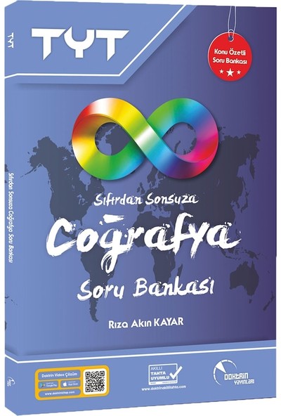 Doktrin Yayınları Sıfırdan Sonsuza Coğrafya Konu Özetli Soru Bankası  Rıza Akın KAYAR