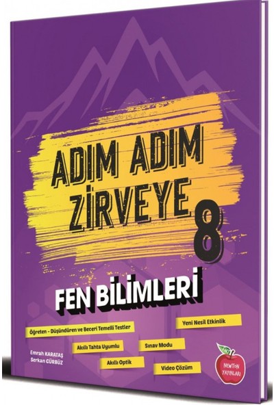 Newton Yayınları 8. Sınıf LGS Fen Bilimleri Adım Adım Zirveye Soru Bankası Newton Yayınları 8. Sınıf LGS Fen Bilimleri Adım Adım Zirveye Soru Bankası