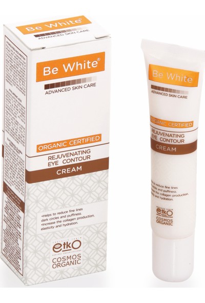 Be White 5 Etkili Göz Çevresi Bakım Kremi 15 ml Organik, Helal, Vegan, Cruelty Free Be White 5 Etkili Göz Çevresi Bakım Kremi 15 ml Organik, Helal, Vegan, Cruelty Free