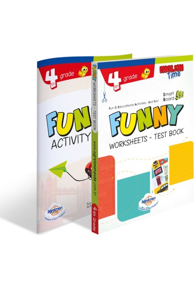 Öğretmen Evde Yayınları 4. Sınıf Funny Worksheets & Test / Activity Book Öğretmen Evde Yayınları 4. Sınıf Funny Worksheets & Test / Activity Book