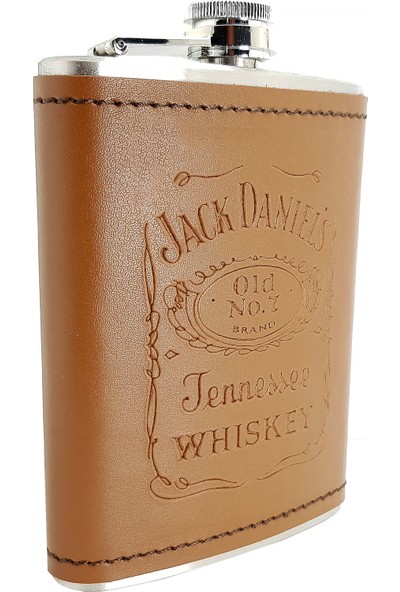 Weather Forecast Güneş Jack Daniel Çelik 8 Oz Deri Kaplı 240 ml Içki Matarası Weather Forecast Güneş Jack Daniel Çelik 8 Oz Deri Kaplı 240 ml Içki Matarası