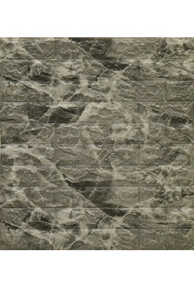 Gri Alaca 3D Kendinden Yapışkanlı Duvar Kağıdı Duvar Paneli Gri Alaca 3D Kendinden Yapışkanlı Duvar Kağıdı Duvar Paneli