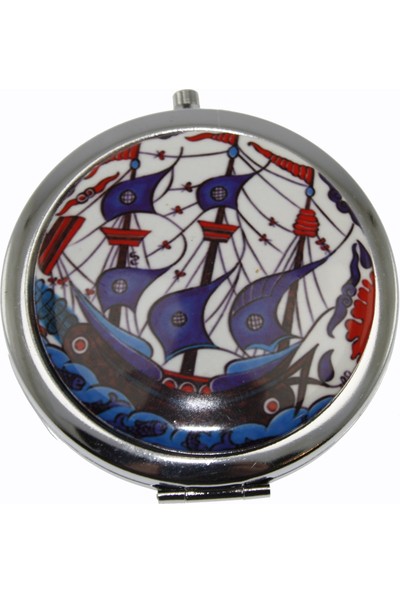 Otantik Çini Çanta Aynası