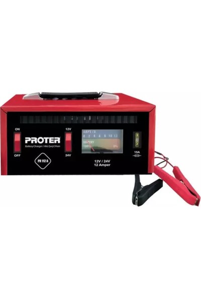 Proter Akü Şarj Cihazı 24V /12A Pr 112 A