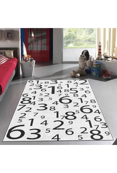 Homefesto Dekoratif Özel Tasarım Antibakteriyel Leke Tutmaz Çocuk Halısı