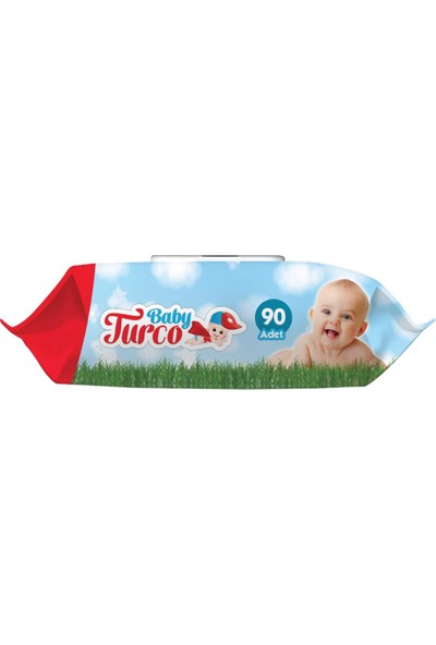 Baby Turco Islak Havlu 90'lı 90 Yaprak Baby Turco Islak Havlu 90'lı 90 Yaprak