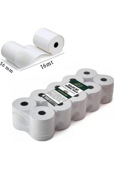 Gen-Of Pos Rulosu Termal Rulo Yazar Kasa Rulosu 56 mm x 16 cm 100'lü Gen-Of Pos Rulosu Termal Rulo Yazar Kasa Rulosu 56 mm x 16 cm 100'lü