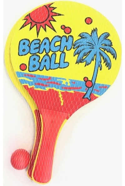 My Style ML-784 Sarı Plaj Tenis Seti My Style ML-784 Sarı Plaj Tenis Seti