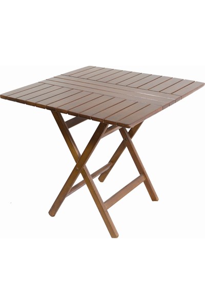 Bahçeme Ahşap Bahçe Balkon Mutfak Masası -Kaş Katlanabilir 80X80 Bahçeme Ahşap Bahçe Balkon Mutfak Masası -Kaş Katlanabilir 80X80