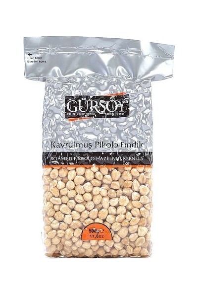 Gürsoy Kavrulmuş Pikola Fındık 500 Gr Vakum Paket Gürsoy Kavrulmuş Pikola Fındık 500 Gr Vakum Paket