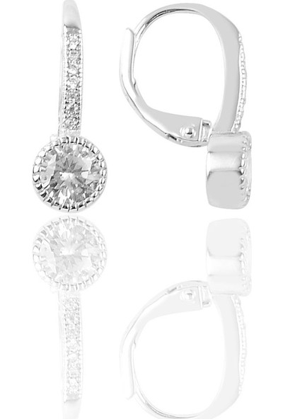 Söğütlü Si̇lver Gümüş Pırlata Montürlü Küpe