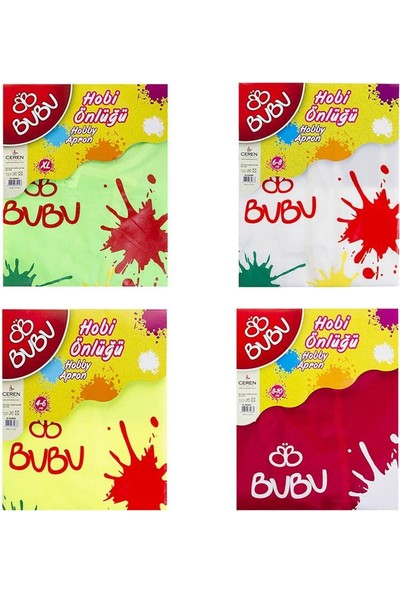Bu-Bu Önlük 6-8 Yaş ( Su Geçirmez) Bubu00006