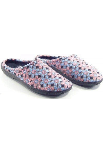 Gezer Kadın Kışlık Ev Terliği Renkli - 12683