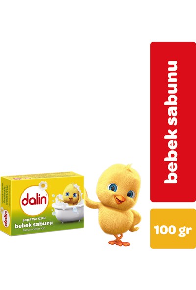 Dalin Sabun Papatyalı 100 gr Dalin Sabun Papatyalı 100 gr