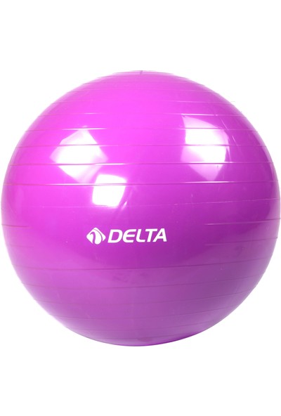 Delta 55 cm Dura-Strong Deluxe Mor Pilates Topu