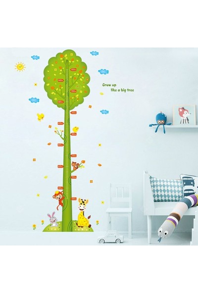Crystal Kids Yeşil Ağaç Bebek Odası Dekorasyonu Boy Ölçer Gelişim Ölçen Duvar Dekoru Duvar Sticker Crystal Kids Yeşil Ağaç Bebek Odası Dekorasyonu Boy Ölçer Gelişim Ölçen Duvar Dekoru Duvar Sticker
