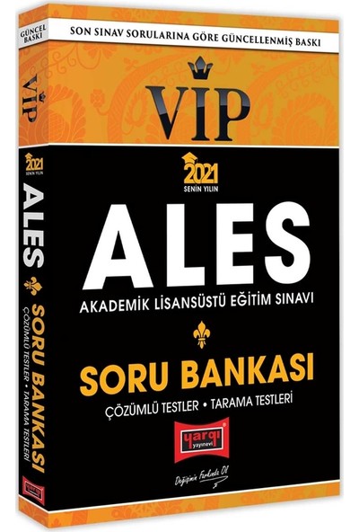 Yargı Yayınevi ALES 2021 VIP Tamamı Çözümlü Soru Bankası Yargı Yayınevi ALES 2021 VIP Tamamı Çözümlü Soru Bankası